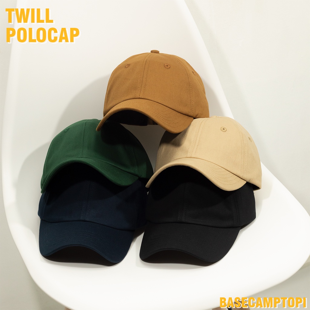 Jual TOPI CLOTHING POLO CAP DAD HAT POLOS BAHAN TWILL COTTON PRIA ...