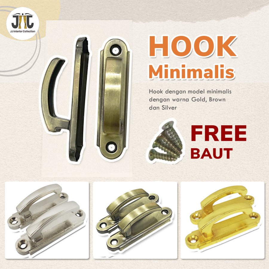 Jual Hook gorden Pengait tali gordyn Cantolan tali Hordeng huk tussel ...