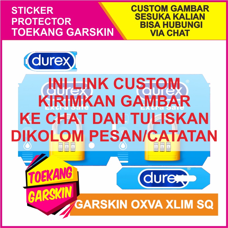 Jual STICKER GARSKIN XLIM SQ Custom Bisa Custom semua gambar | Shopee ...