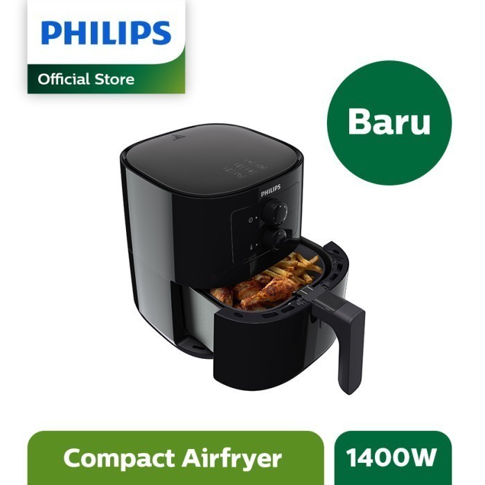 Jual PHILIPS ESSENTIAL AIRFRYER HD9200/90 COMPACT DEEP FRYER HD-9200 ORIGINAL | Shopee Indonesia