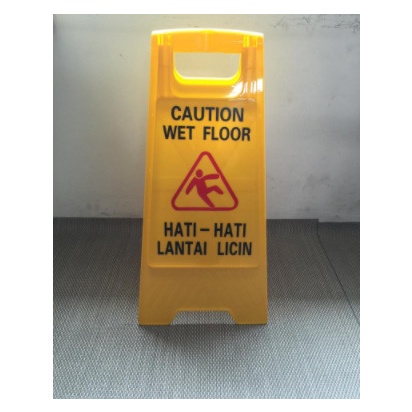 Jual Papan Peringatan Lantai Basah Licin Warning Sign Floor Wet Floor ...