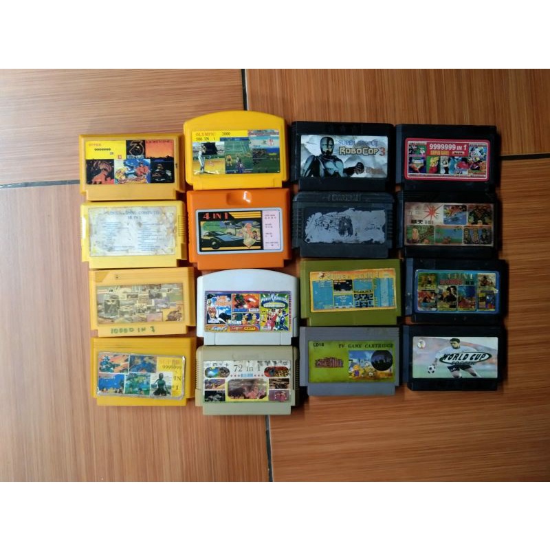 Jual kaset nintendo famicom clone multi 6 in 1 kaset nitendo 60 pin ...