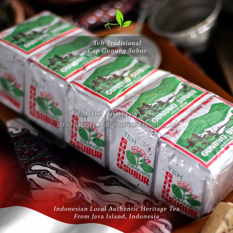 Jual Teh Indonesia - Teh CAP GUNUNG SUBUR 1 Bal (1pcs x 5) Teh Tubruk ...