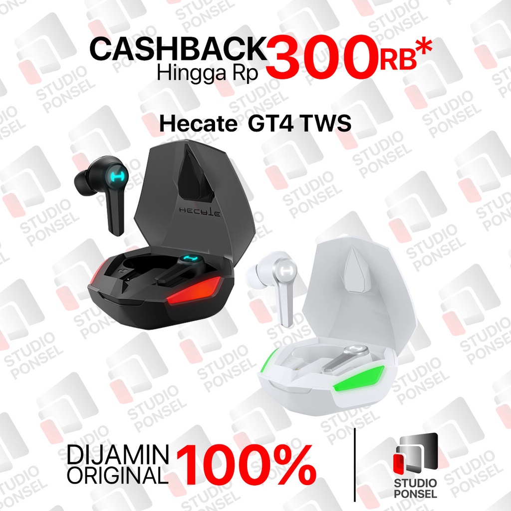 Jual Edifier Hecate GT4 True Wireless Gaming Earbuds Headset Bluetooth GT 4 | Shopee Indonesia
