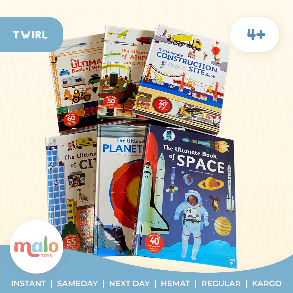 Jual MALOTOYS - TWIRL THE ULTIMATE BOOK Lift the Flap LTF Buku Edukasi ...