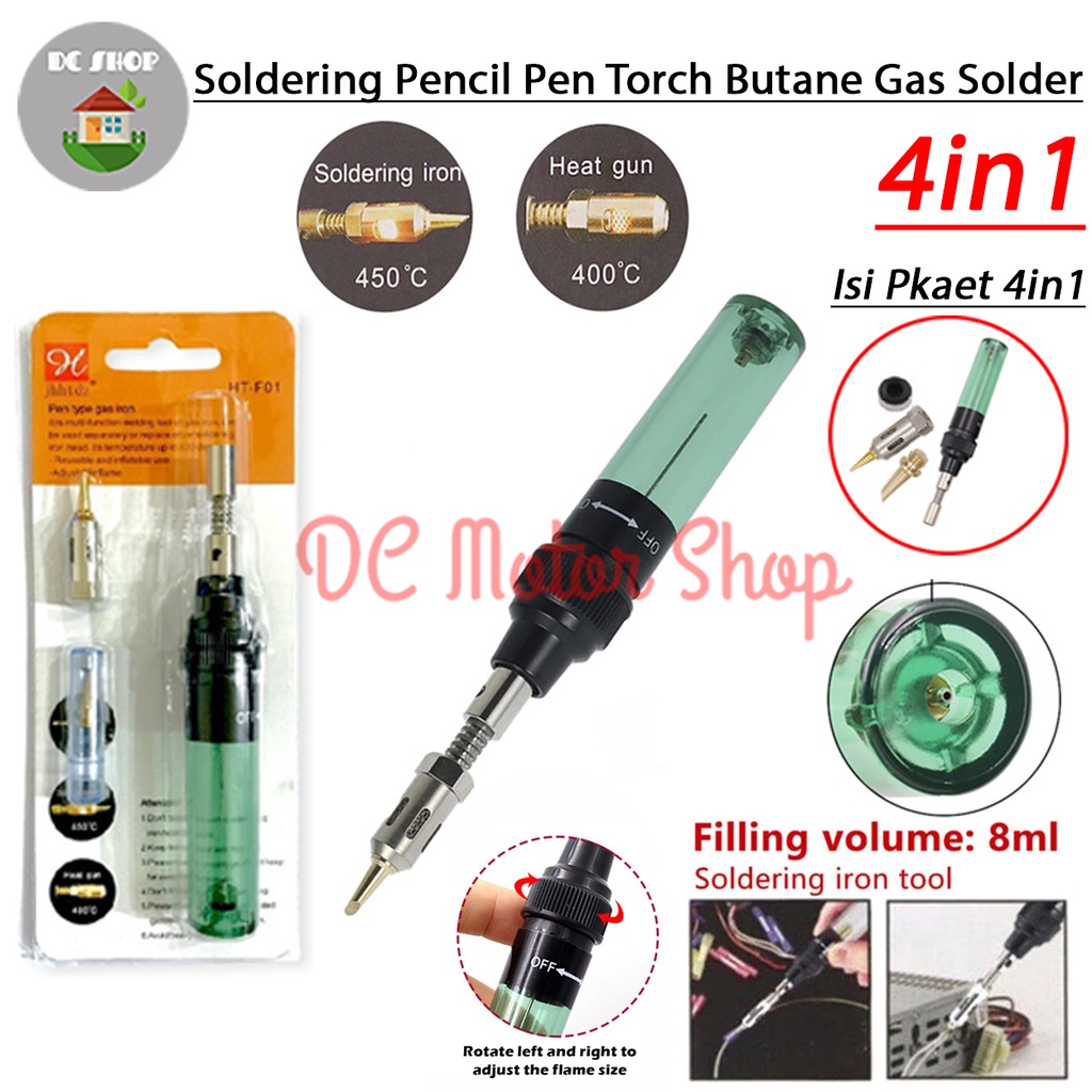 Jual Soldering Pencil Pen Torch Butane Gas Solder Solder Api Mini Torch ...