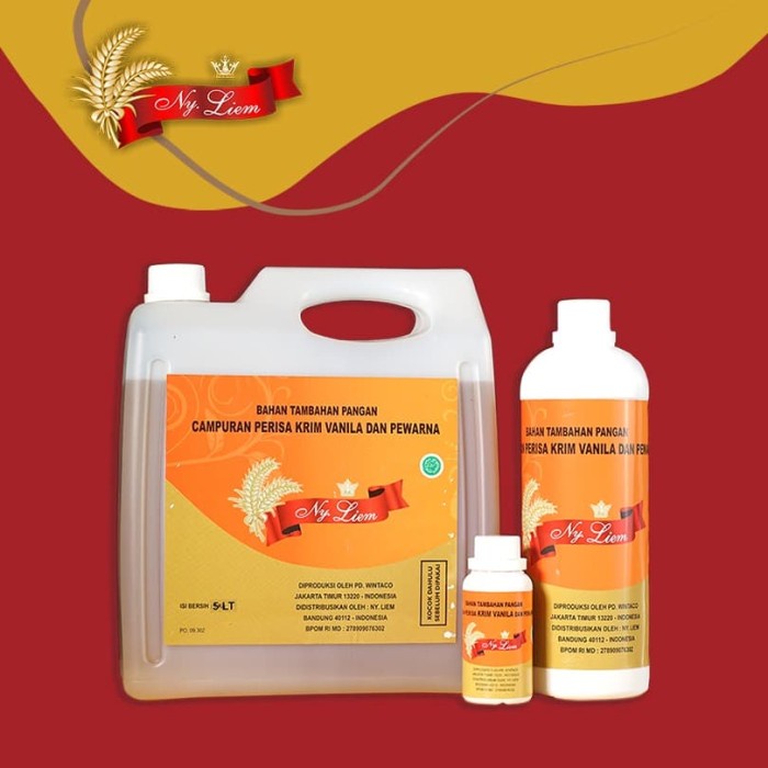 Jual NY. LIEM Perisa / Essence Makanan Vanilla Cream 1 kg | Shopee ...