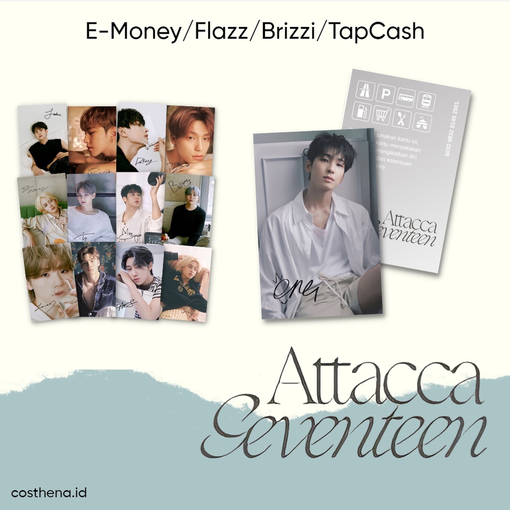 Jual CETAK E-MONEY/FLAZZ/BRIZZI CUSTOM SEVENTEEN ATTACA | Shopee Indonesia