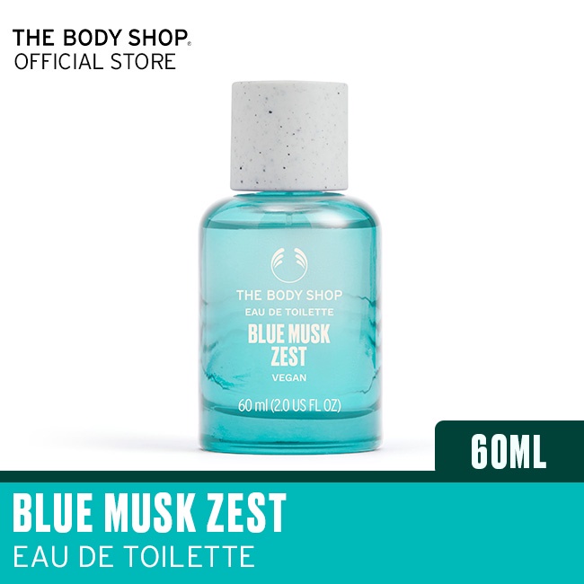 Jual The Body Shop Blue Musk Zest Eau De Toilette Parfum EDT 60Ml ...