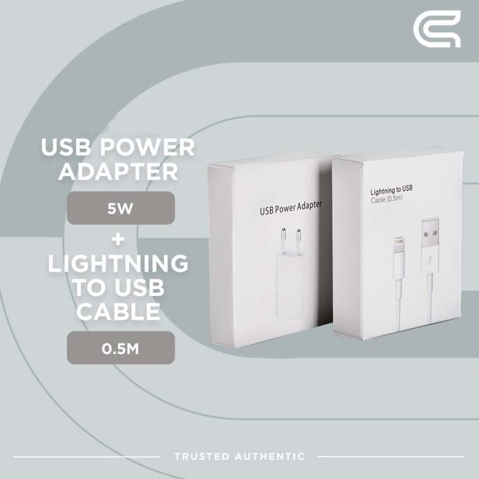 Jual Lightning To USB Cable & Adapter 5w | Shopee Indonesia