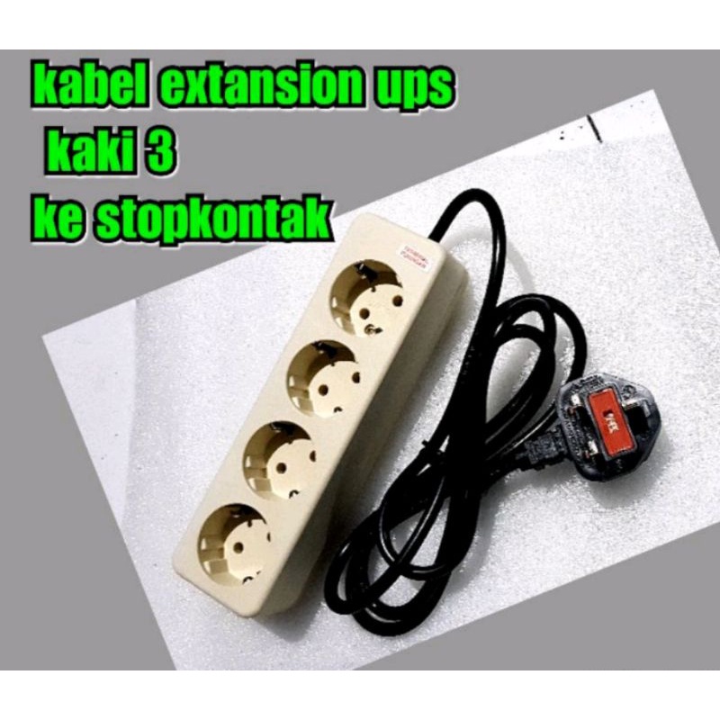 Jual Stop Kontak uticon Rakitan kabel Kaki 3 ke 2 UK to EU Colokan ...