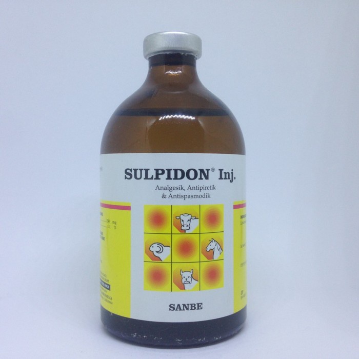 Jual (COD) SULPIDON INJ 100 ml Analgesik Antipiretik & Antispasmodika ...