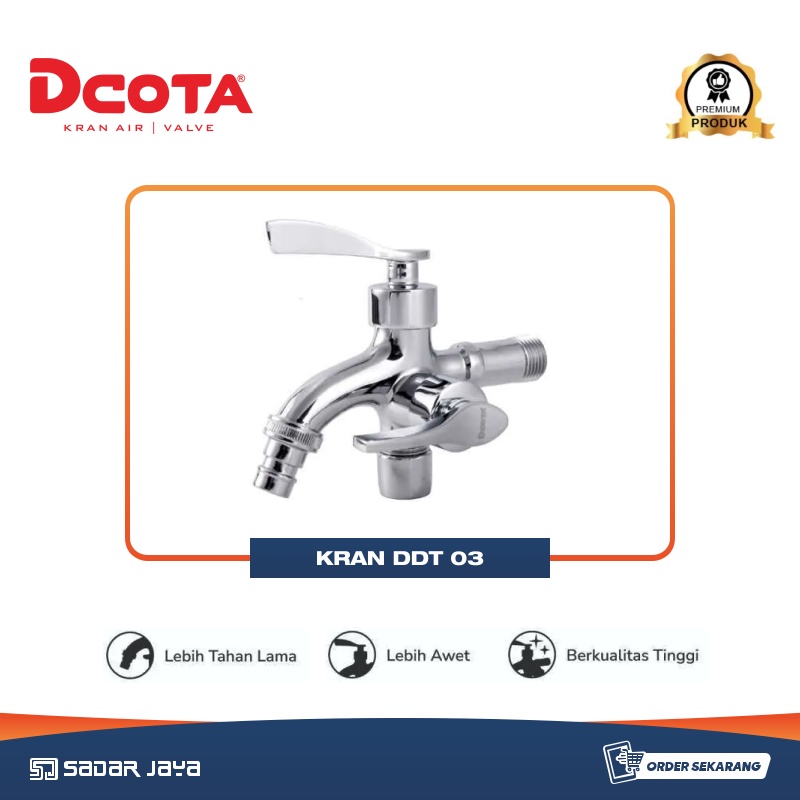 Jual Dcota Kran Air Tembok / Taman Kran Dcota DDT 03 1/2″ | Shopee Indonesia