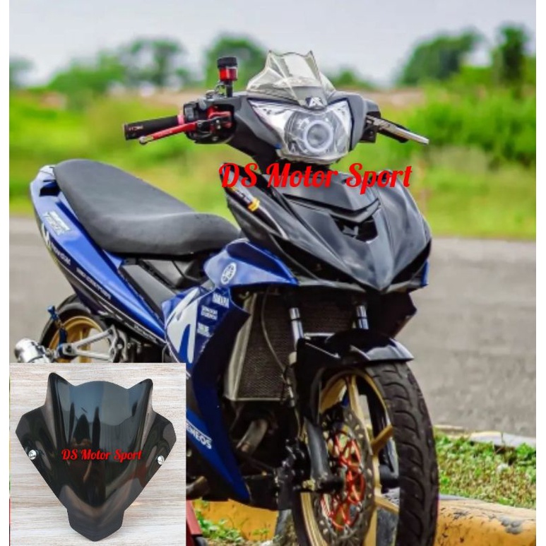 Jual VISOR JUPITER MX KING 150R PLUS BAUD MODEL TERBARU WINDSHIELD ...