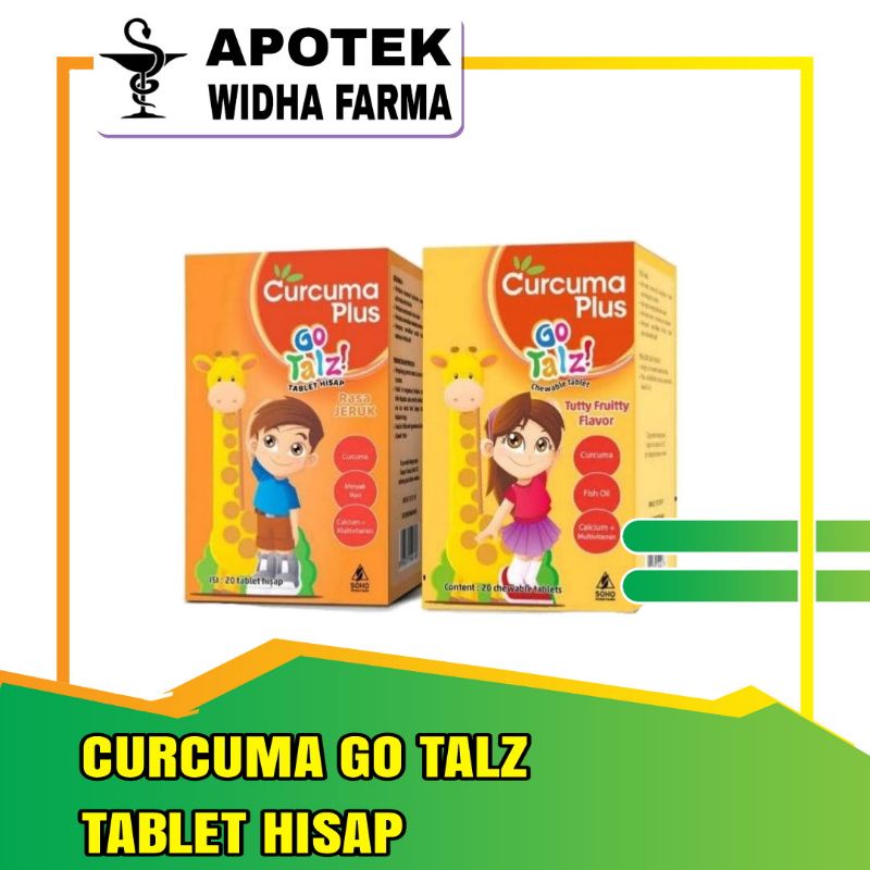 Jual CURCUMA PLUS GO TALZ TABLET HISAP | Shopee Indonesia