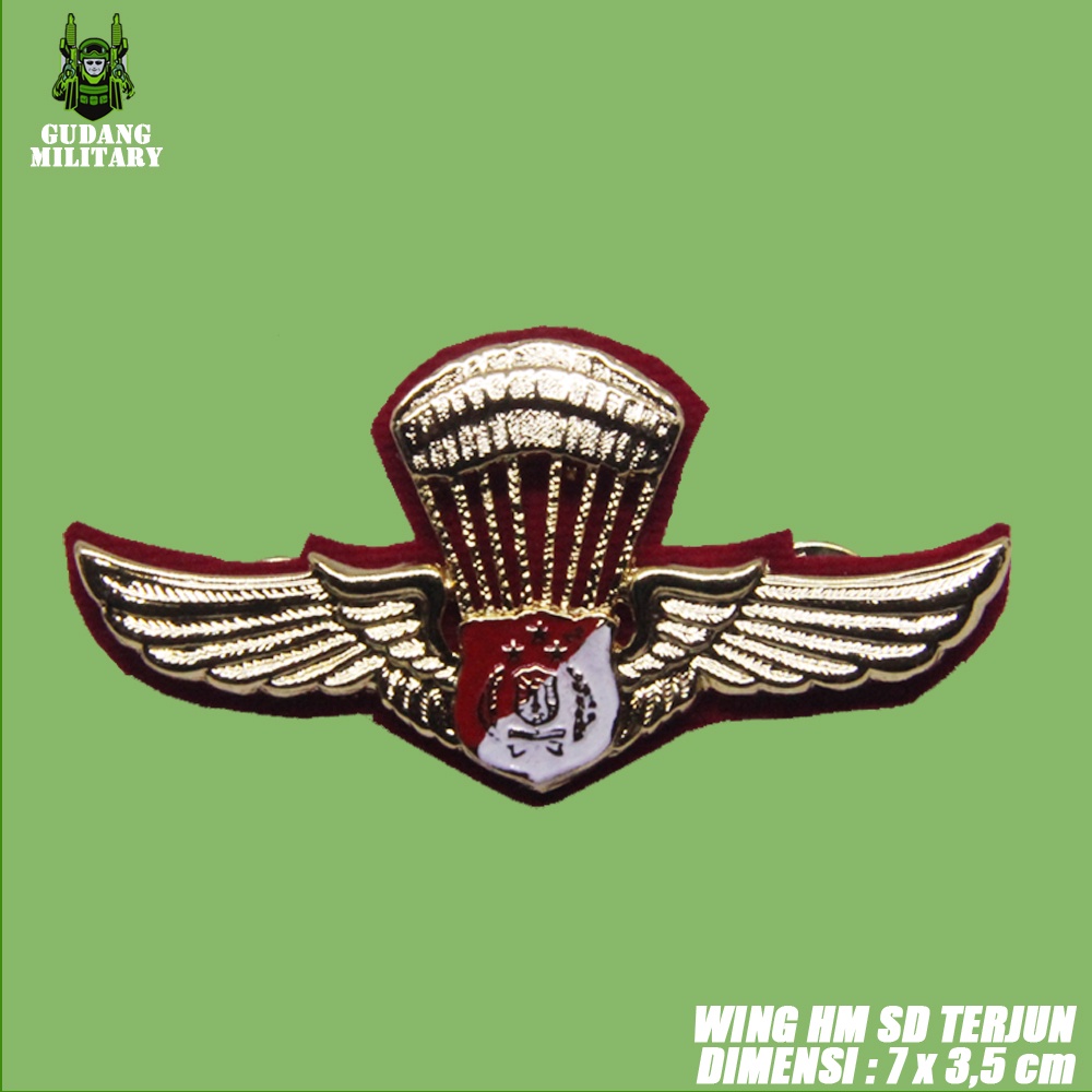 Jual Aksesoris Brevet Perwira Keren - Wing SD Terjun | Shopee Indonesia