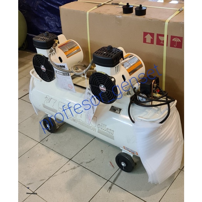 Jual Kompresor dental oil free swan 2hp ( medis oiless compressor ) 2 ...