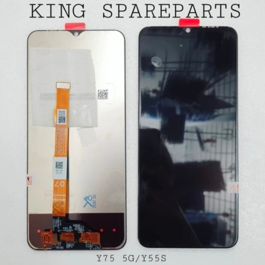Jual LCD TS KOMPLIT / LCD TOUCHSCREEN VIVO Y55S - Y75 - T1 5G | Shopee ...