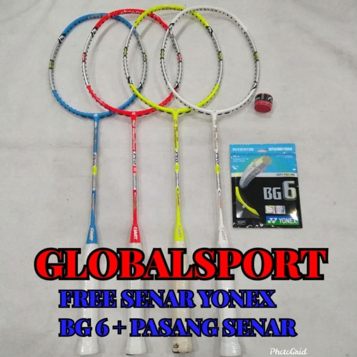 Jual Produk Raket Badminton Hart Power Shoot Free Senar Yonex Bg6 ...