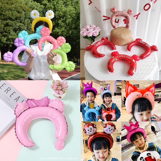 Jual BALON FOIL BANDO I Love You Bunga Hewan Kartun Ulang Tahun Anak ...