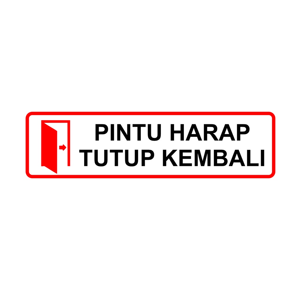Jual pintu harap tutup kembali pintu pagar tutup kembali bahan acrylic tahan air | Shopee Indonesia