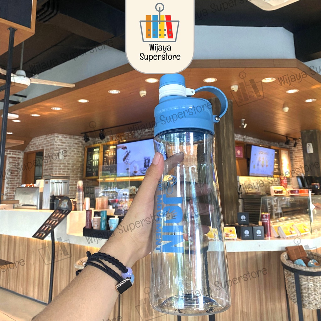 Jual Botol Minum Plastik Handle - Botol minum Free Filter | Shopee ...