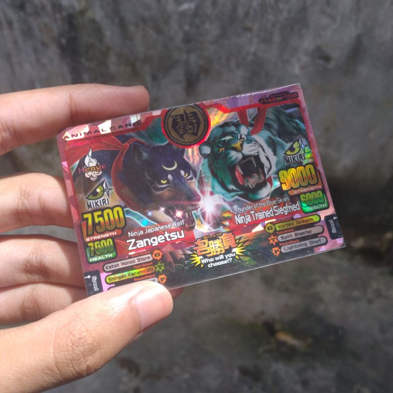 Jual Animal Kaiser Battlecard Zangetsu VS Ninja Trained Siegfried Evo ...