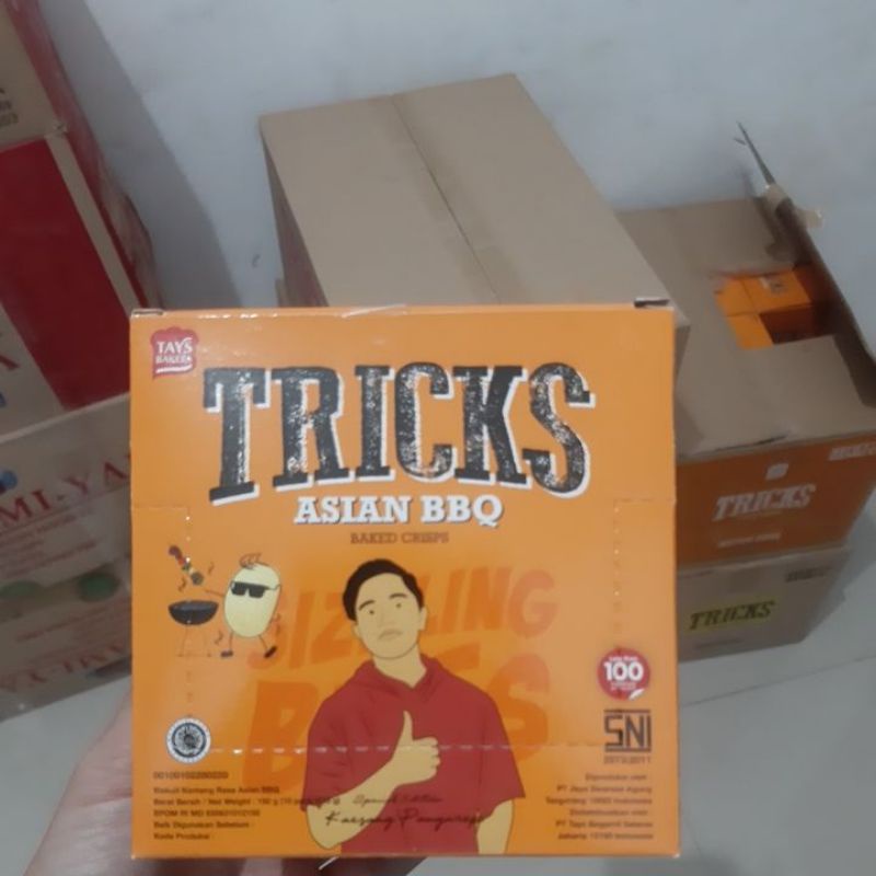 Jual TRICKS BISCUIT KENTANG BAKED CRISPS CHIPS 10 PC X 15GR | Shopee ...