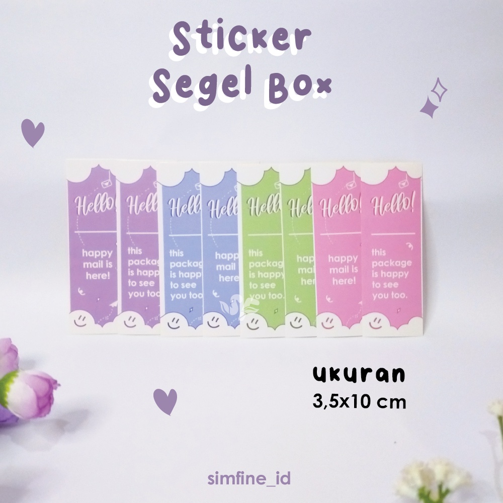 Jual Label / Sticker Segel / Box Hampers lucu | Shopee Indonesia