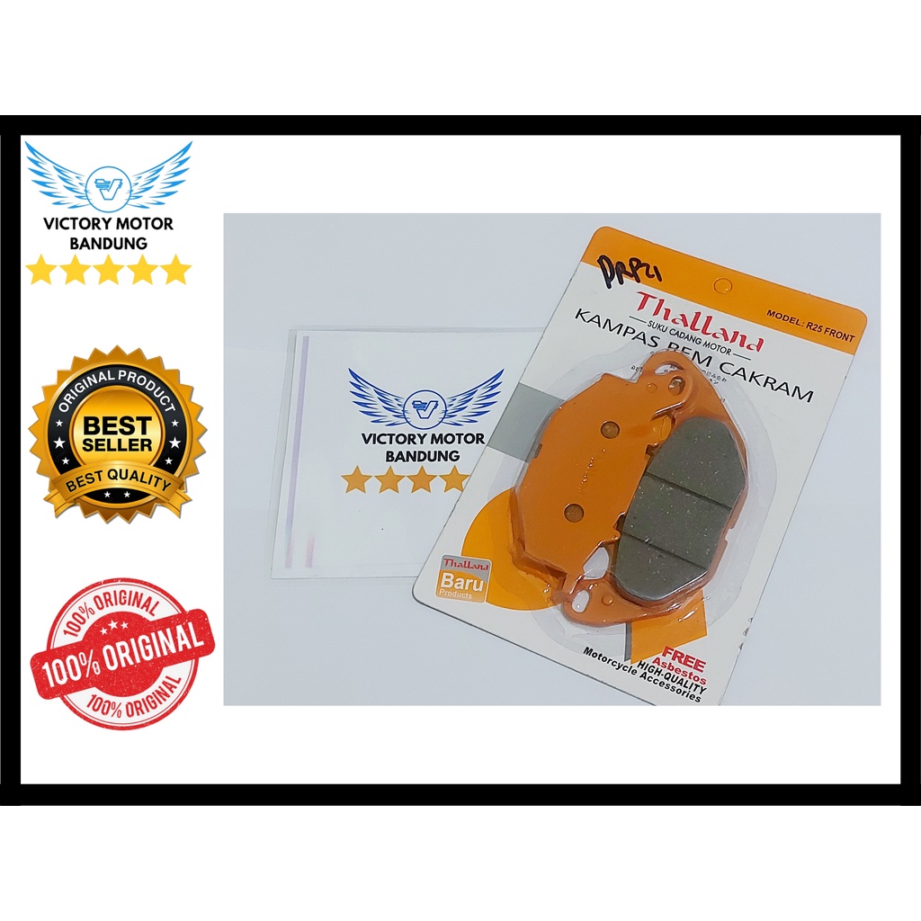 Jual Dispad Kampas Rem Depan Front Thalland R25 MT25 X max Xmax 250 ...