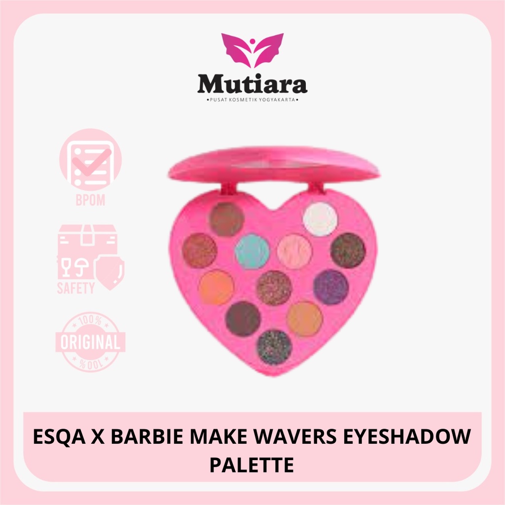 Jual ESQA X BARBIE MAKE WAVERS EYESHADOW PALETTE | Shopee Indonesia