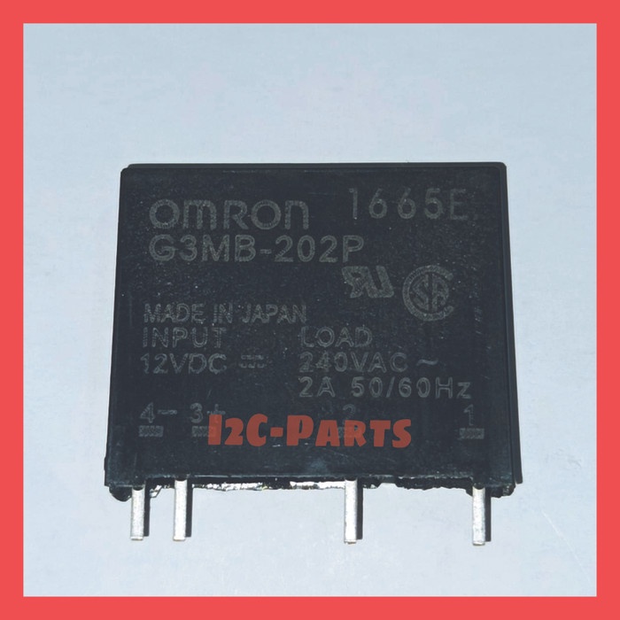 Jual Solid State Relay SSR OMRON G3MB-202P-12VDC 240V AC DC LOAD 2A 12V ...