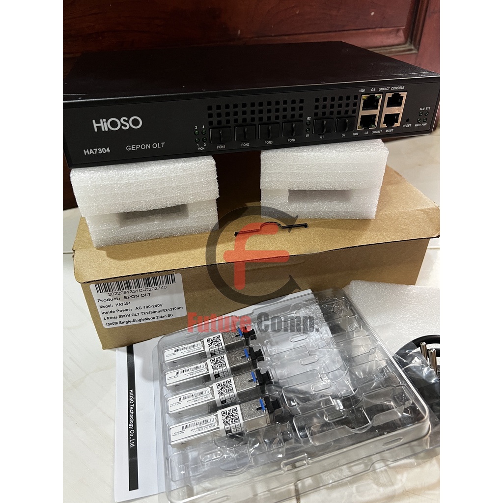 Jual HIOSO HA7304 4PON EPON OLT With SFP | Shopee Indonesia