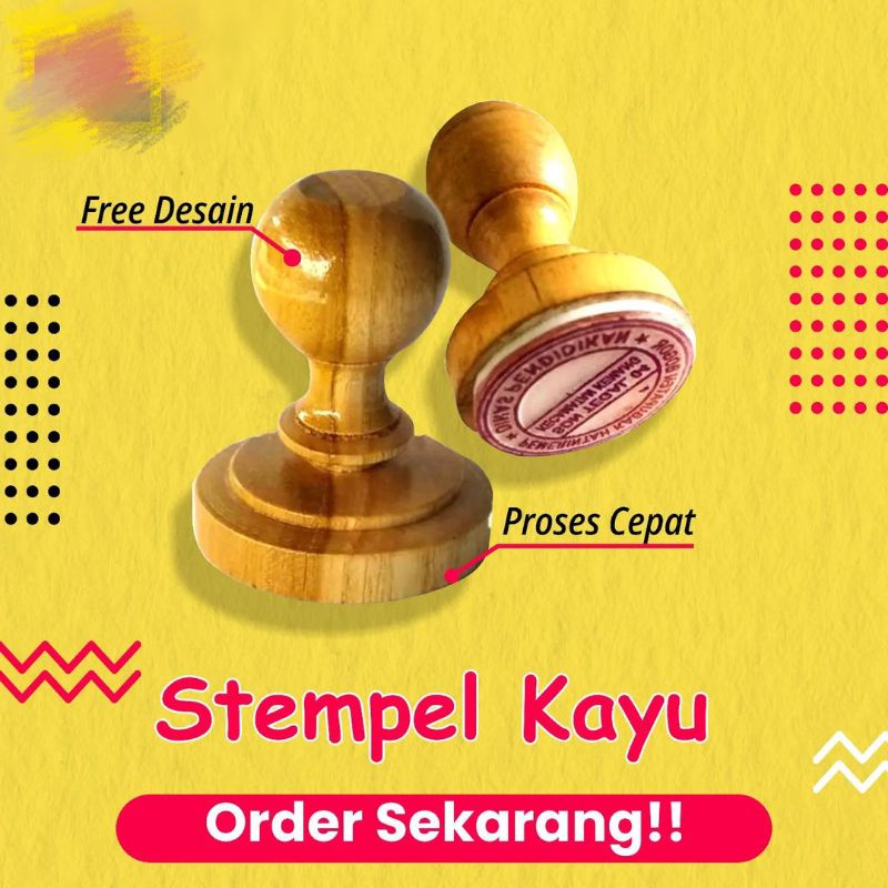 Jual Stempel kayu custom l stempel usaha l stempel perusahaan l stempel ...