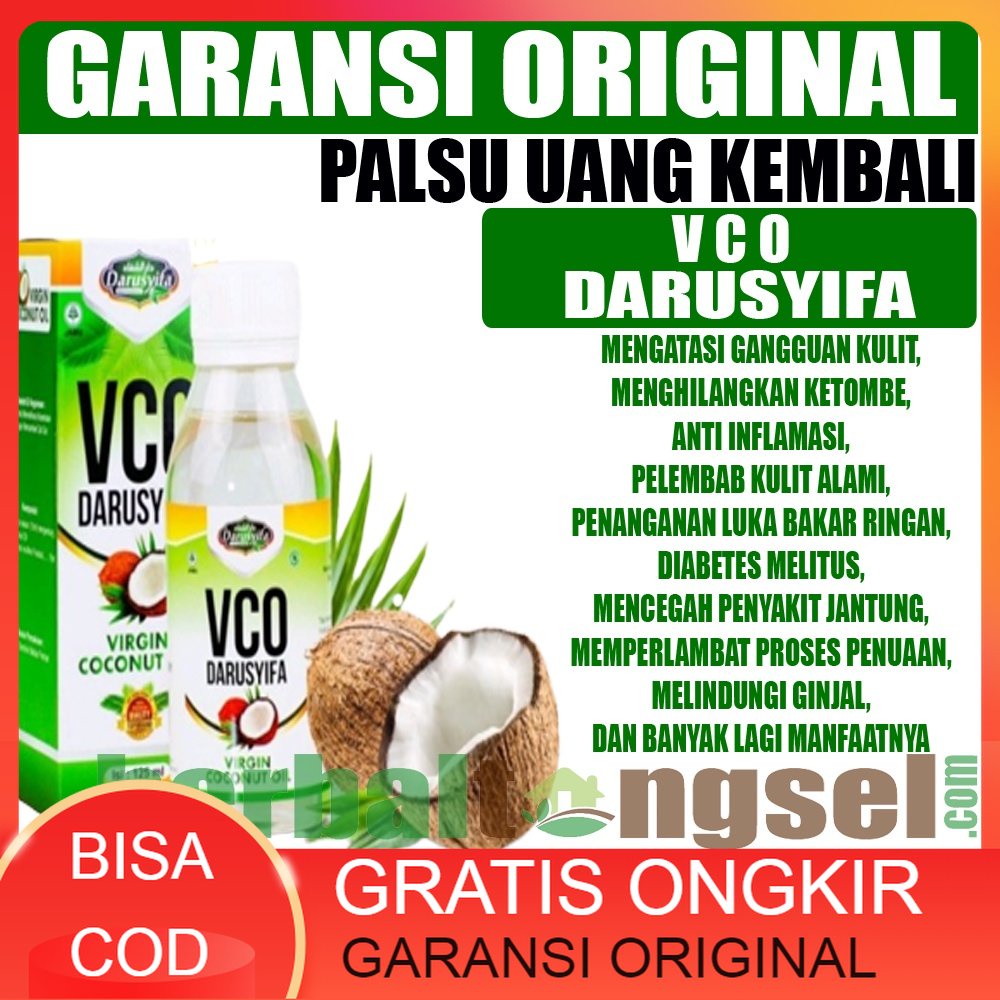Jual VCO DARUSYIFA 125 VCO OIL VCO VIRGIN COCONUT OIL ORIGINAL BPOM ...