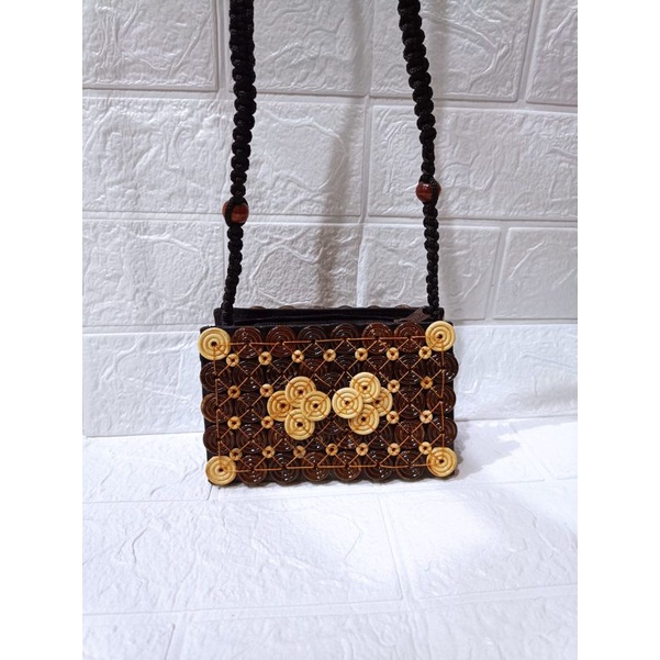 Jual Tas tempurung batok kelapa/ Tas wanita = Tas ob mini selempang ...