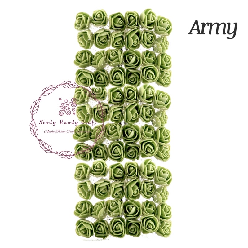 Jual 72pcs Aplikasi Bunga Mawar Gabus Tille - Bunga Gabus - Spons Bunga ...