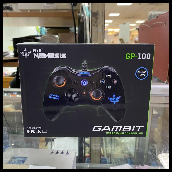 Jual Nyk Gambit Gp-100 Gp100 Stick Gaming Gamepad Controler Usb Pc ...