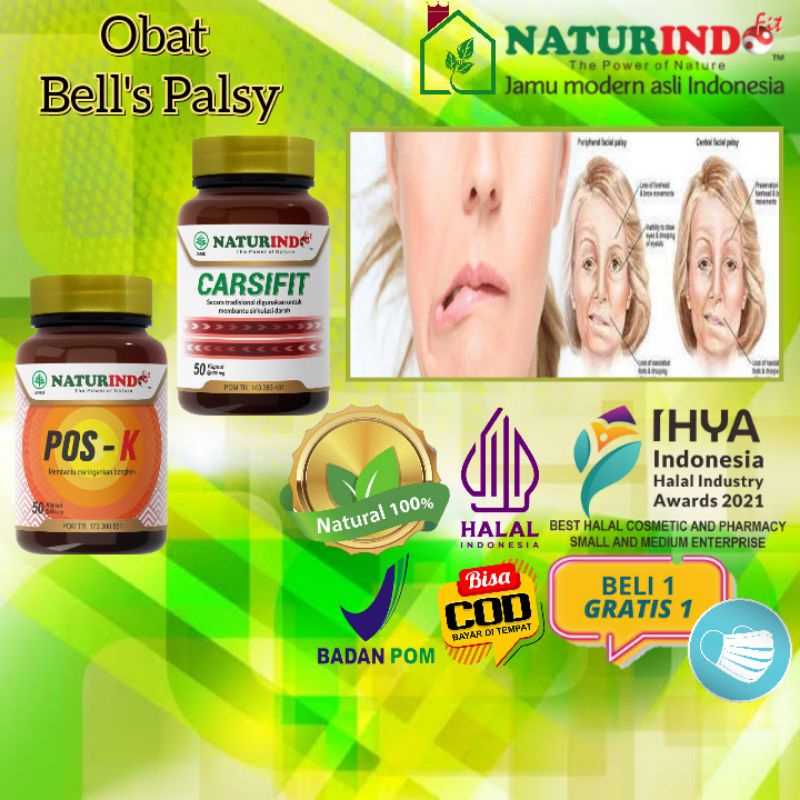 Jual Obat Bells palsy Obat Stroke Syaraf Wajah Merot Herbal Tradisional ...