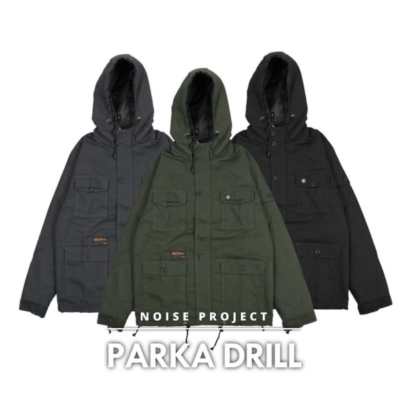 Jual JAKET PARKA OUTDOOR CASUAL / JAKET PARKA PARASUT DRILL CANVAS ...