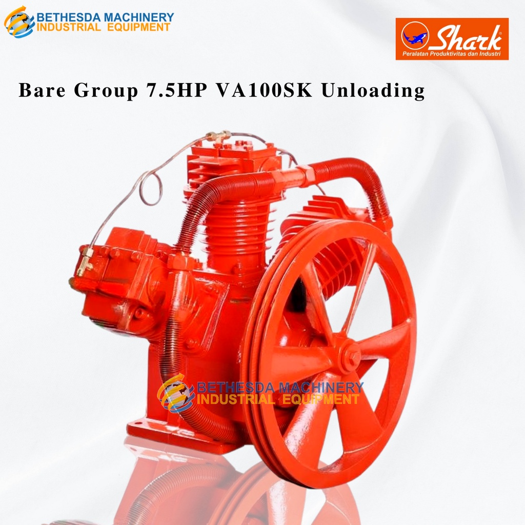 Jual Kepala Kompresor / Bare Compressor SHARK 7.5 HP 10 HP 15 HP 8 Bar ...