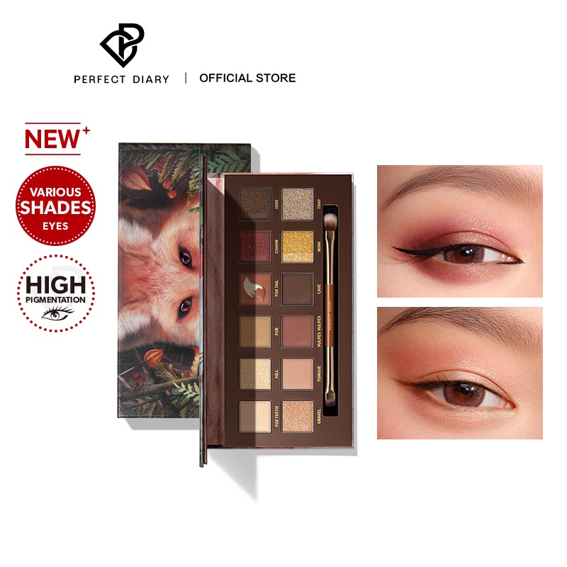 Jual Perfect Diary Highly Pigmented Eyeshadow Palette 12 Shades ...