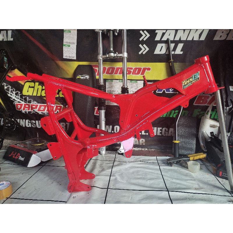 Jual frame gastrack bebek modif body KTM 85 2020+airbox | Shopee Indonesia