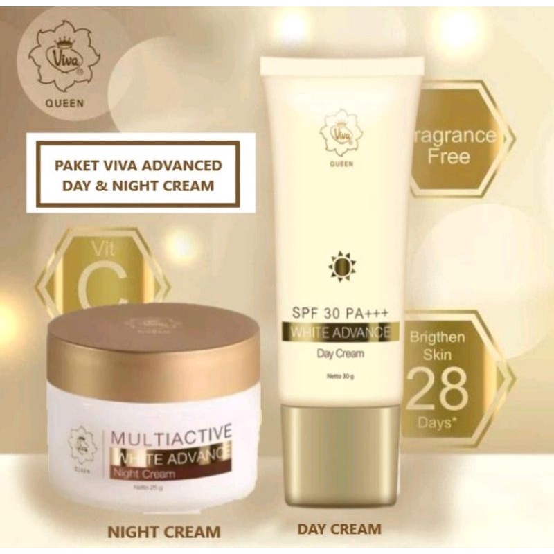 Jual PAKET VIVA ADVANCE DAY & NIGHT CREAM/PAKET SKINCARE VIVA ADVANCE ...
