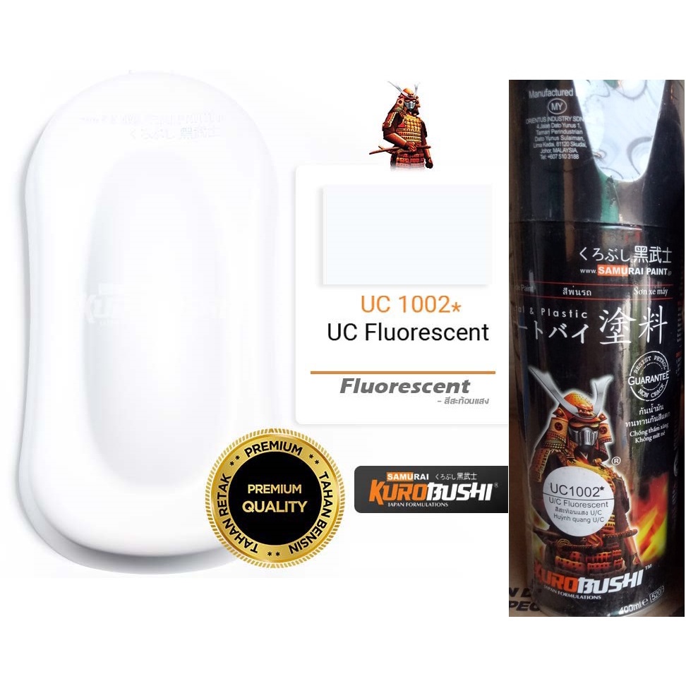 Jual Pilok Pilox Samurai Paint UC1002 Cat Dasar Epoxy Fluorescent UC 1002 (Dasar Putih / Dasar ...