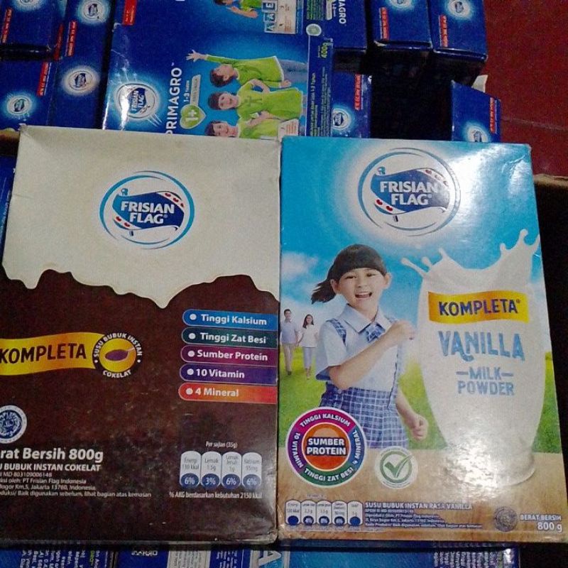 Jual frisian flag kompleta coklat & vanila 800gr | Shopee Indonesia