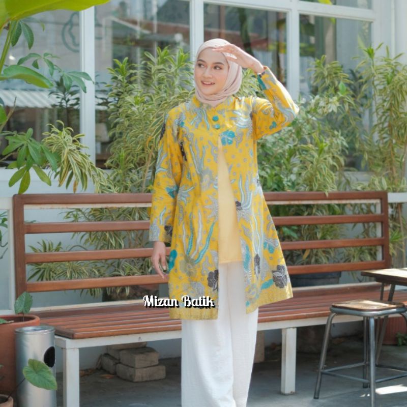 Jual COUPLE ATASAN KUNING PRIA WANITA/ COUPLE TUNIK WANITA BOLERO ...