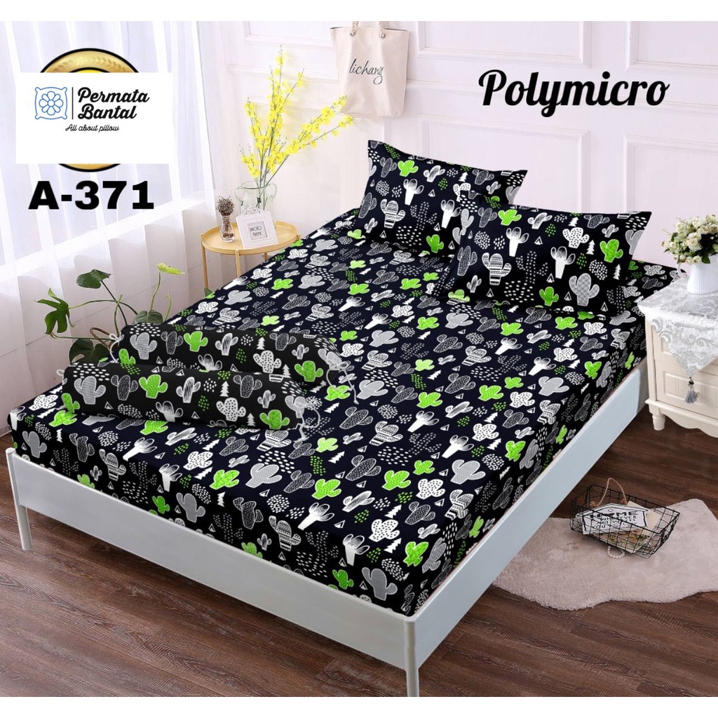 Jual Kain Katun Poly Micro Bahan Sprei Motif Panjang 1 Meter Lebar ...