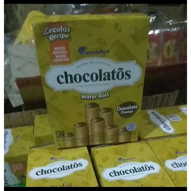 Jual Cokolatos wafer roll 1 boks isi 24pcs | Shopee Indonesia