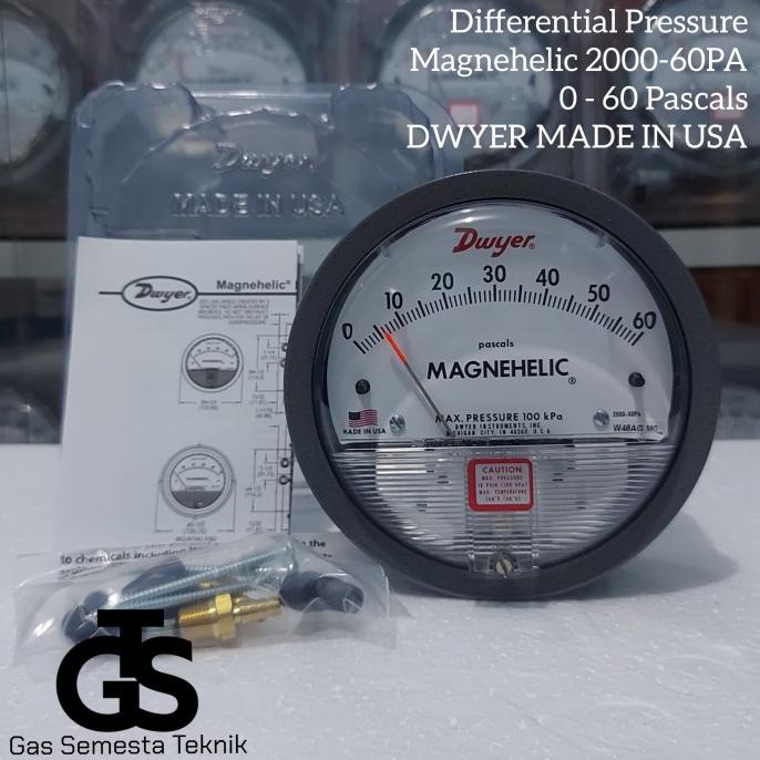 Jual DWYER MAGNEHELIC 2000-60PA | DIFFERENTIAL PRESSURE GAGES 0-60 PASCALS | Shopee Indonesia
